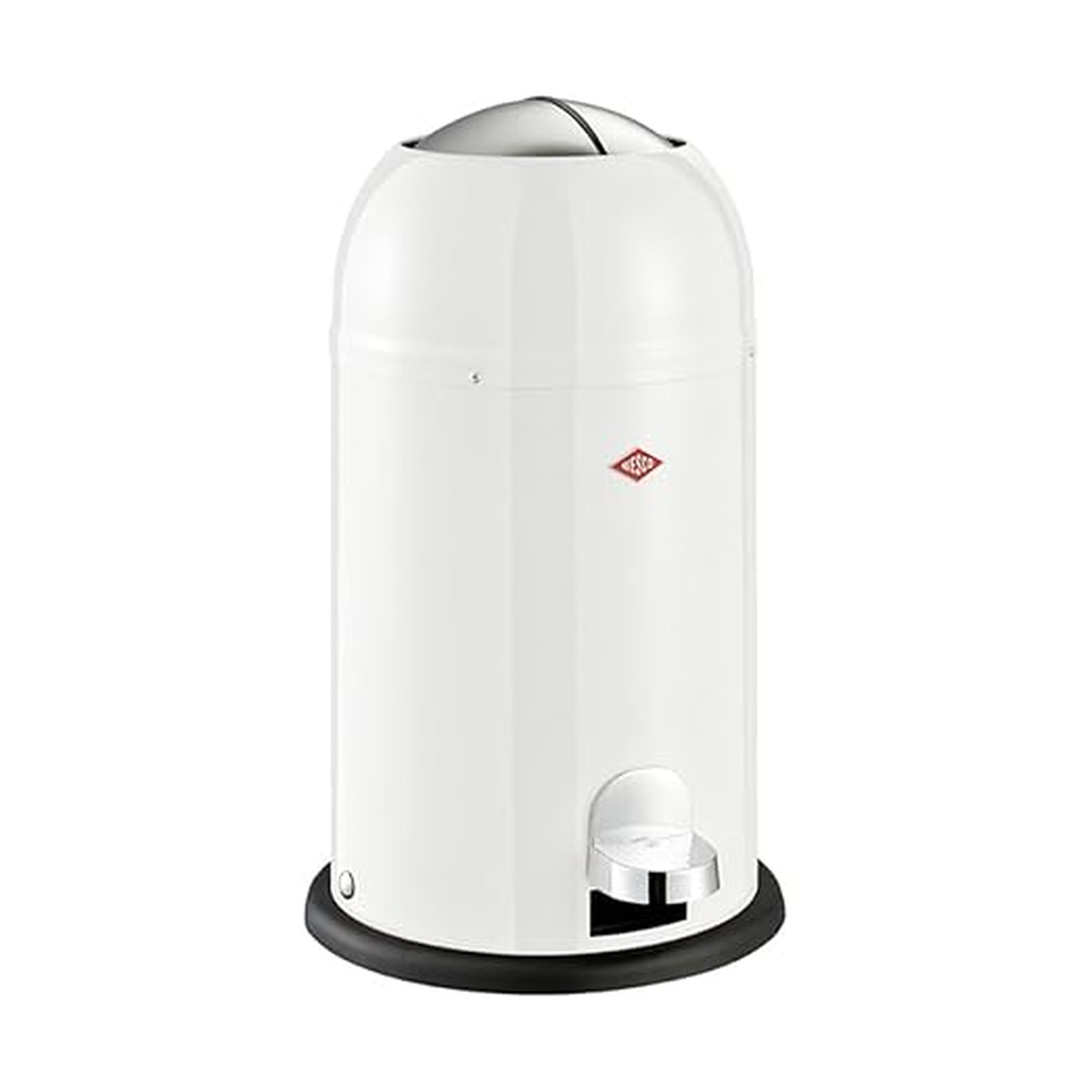 Мусорное ведро WESCO Kickmaster Junior, 12л, белое, с крышкой, с педалью