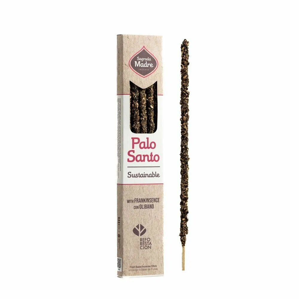 Incense Stick PALO SANTO with FRANKINSENCE, Sagrada Madre (Благовония серии пало санто и ладан, Саграда Мадре), уп. 8 палочек