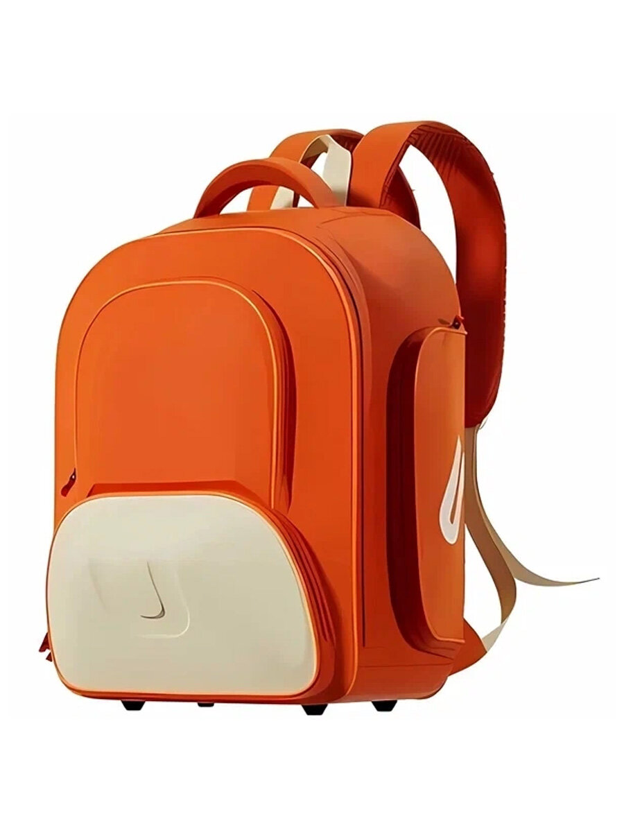 Школьный рюкзак Ubot Integrated Folding Storage Weight Loss Spine Protection Backpack 18L (UBO21) Beige and Orange