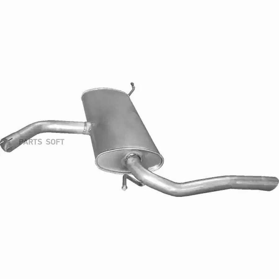 Глушитель задн часть SEAT: ALTEA XL TOLEDO 1.9D 06-10 от официального дистрибьютора, POLMOSTROW, артикул 2330