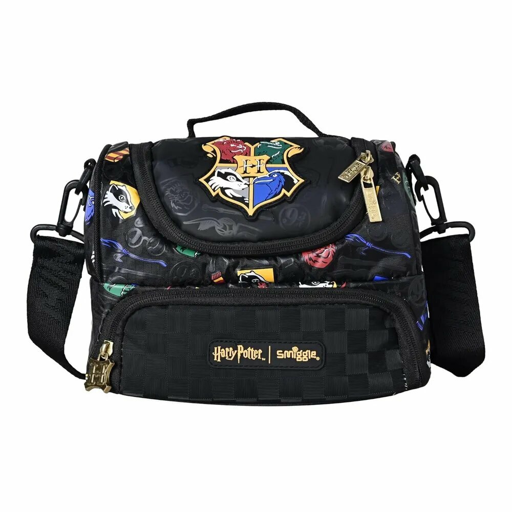 Сумка для ланча Smiggle "Harry Potter", двухслойная, с ремешком, 25х16х16 см