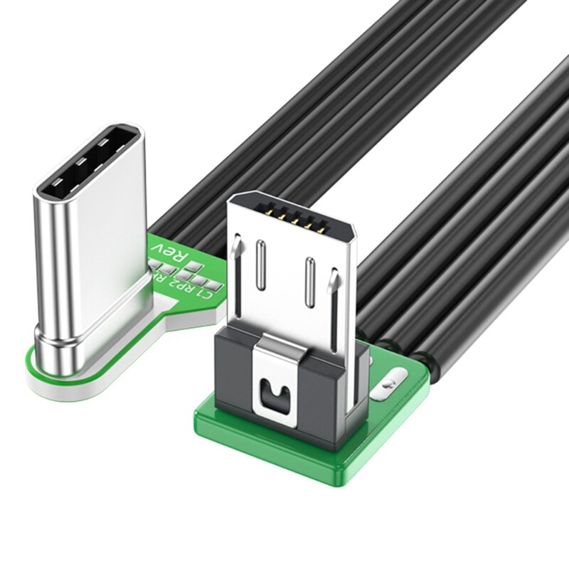 Левая и правая модели Type C подключаются к кабелю для передачи данных Micro USB-на 15 см вниз