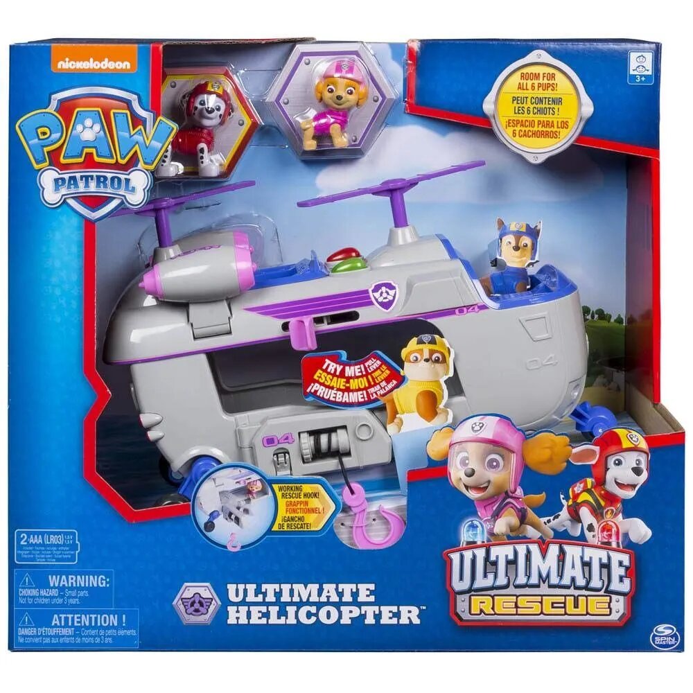 Nickelodeon Paw Patrol Ultimate Rescue Helicopter / Маршалл / Скай
