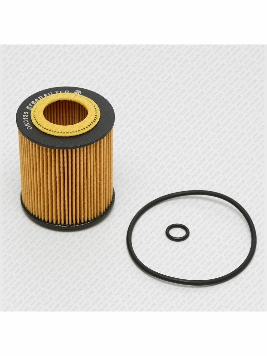 Фильтр масляный (картридж) GREEN FILTER OK0135 для Ford Galaxy, Mondeo, Mazda 6 / Форд Гэлакси, Мондео, Мазда 6