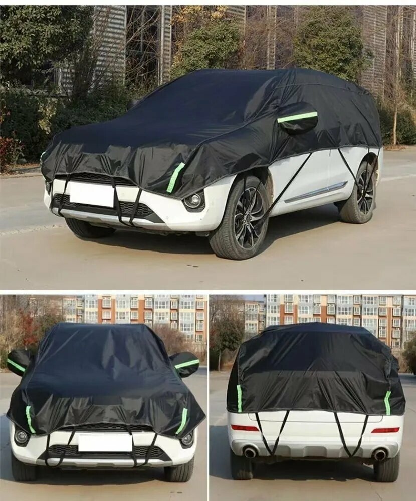 Чехол на автомобиль 490х160х200, Металлизированный материал, Полиэфир, 1 шт.