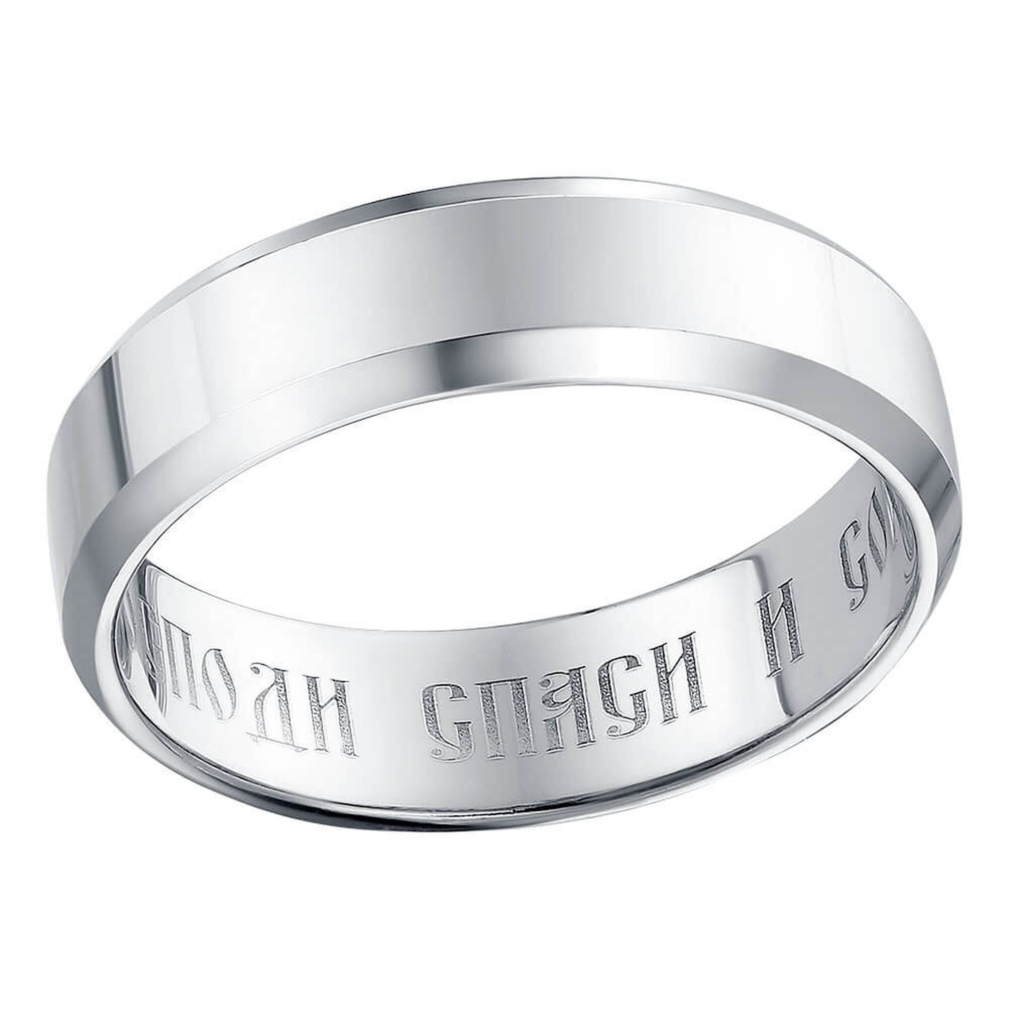 Кольцо, серебро, 925 проба, родирование