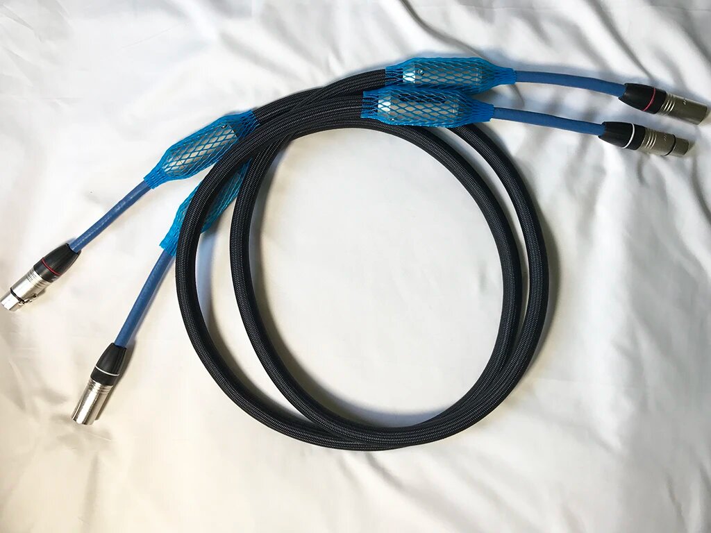 Аудиокабели XLR-XLR и RCA-RCA, пара