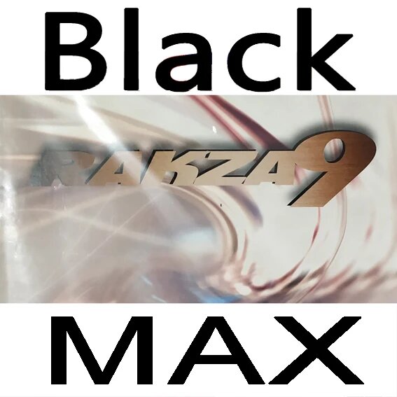 Yasaka RAKZA 9 RK9 резина для настольного тенниса, Черный