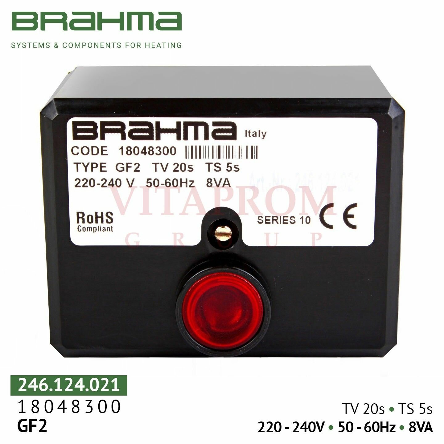 Блок управления горением Brahma GF2, 18048300