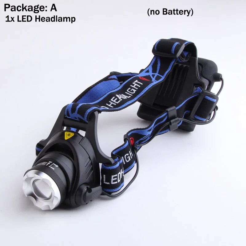 Налобный фонарь LED Ekaiou T6, Package A