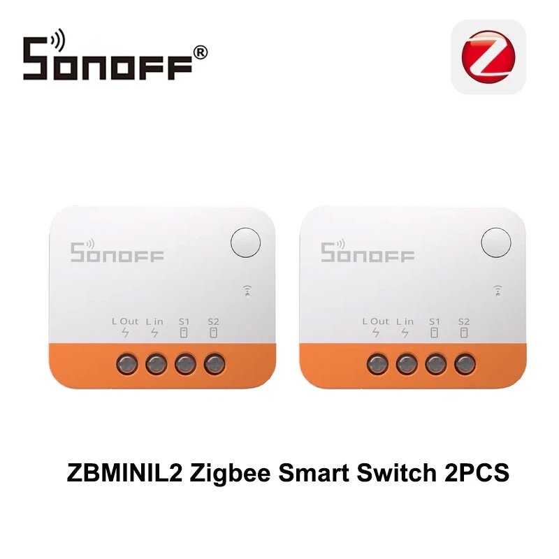 SONOFF ZBMINIL2 беспроводной умный выключатель Zigbee ZBMINI L2 2PCS