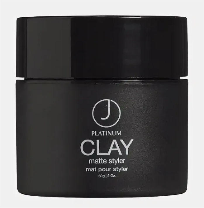 Глина для волос J Beverly Hills Platinum Matte Styler, мужская, для объема, 60 гр