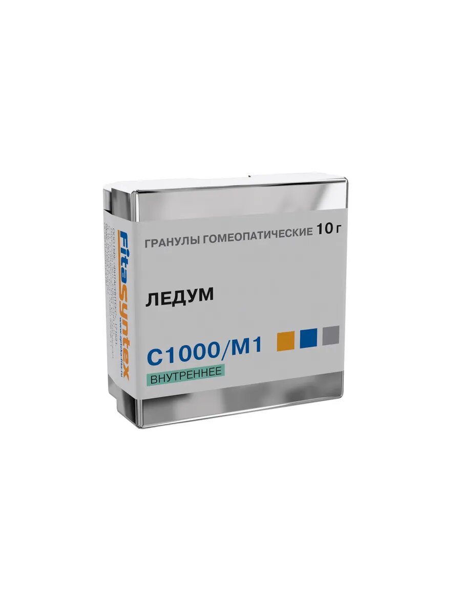 Ледум С1000, гранулы гомеопатические, 10 грамм , Фитасинтекс