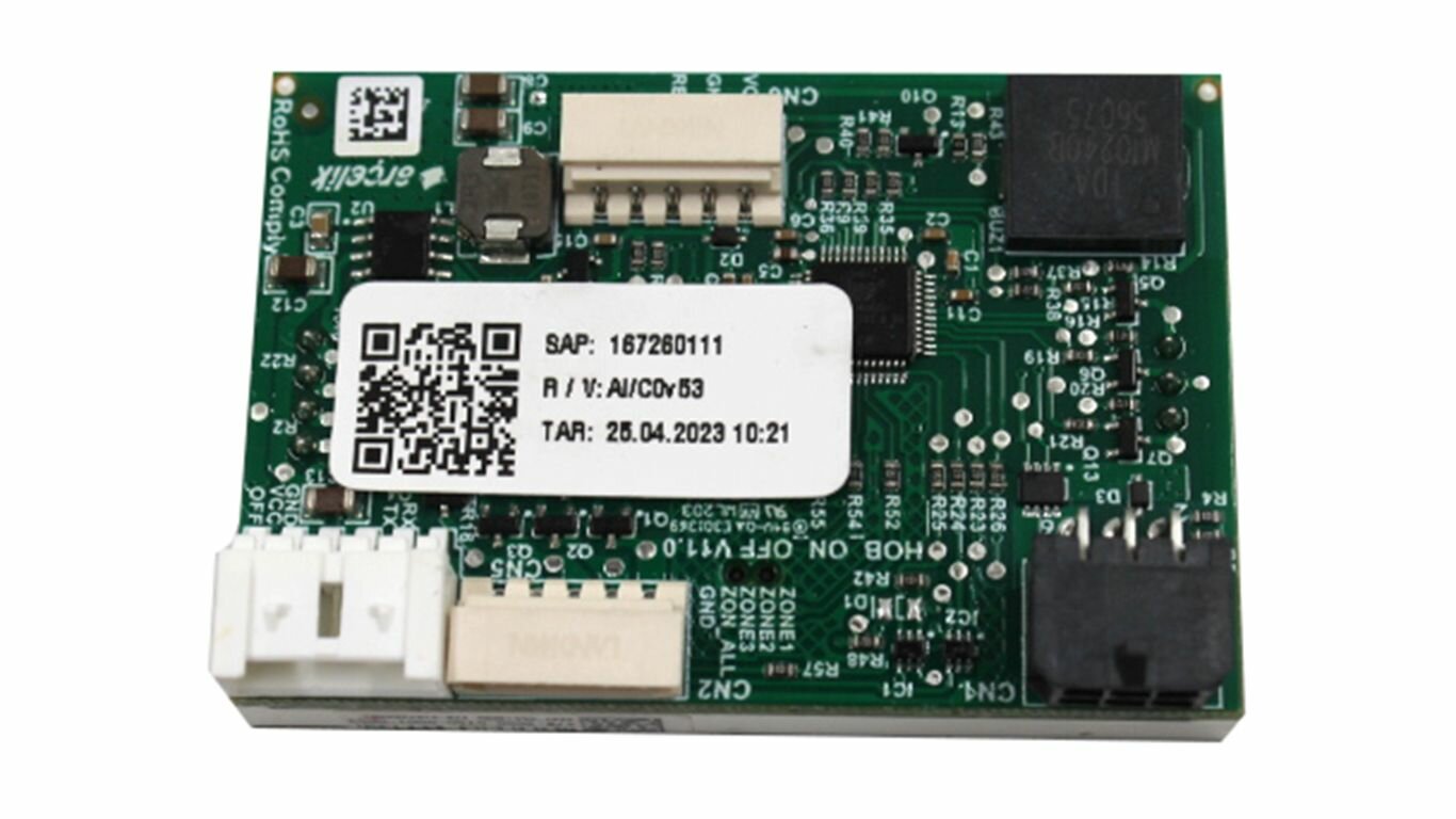 Плата дисплея для варочной панели GRUNDIG GIEI 638980 IF 167260111 (0167260001, HTKTEQ139 22263)
