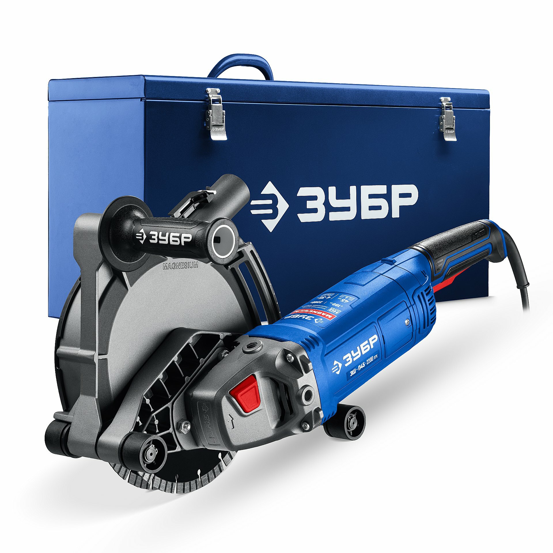 Штроборез ЗУБР ЗШ-П45-2200 ПТК (метал. ящик)