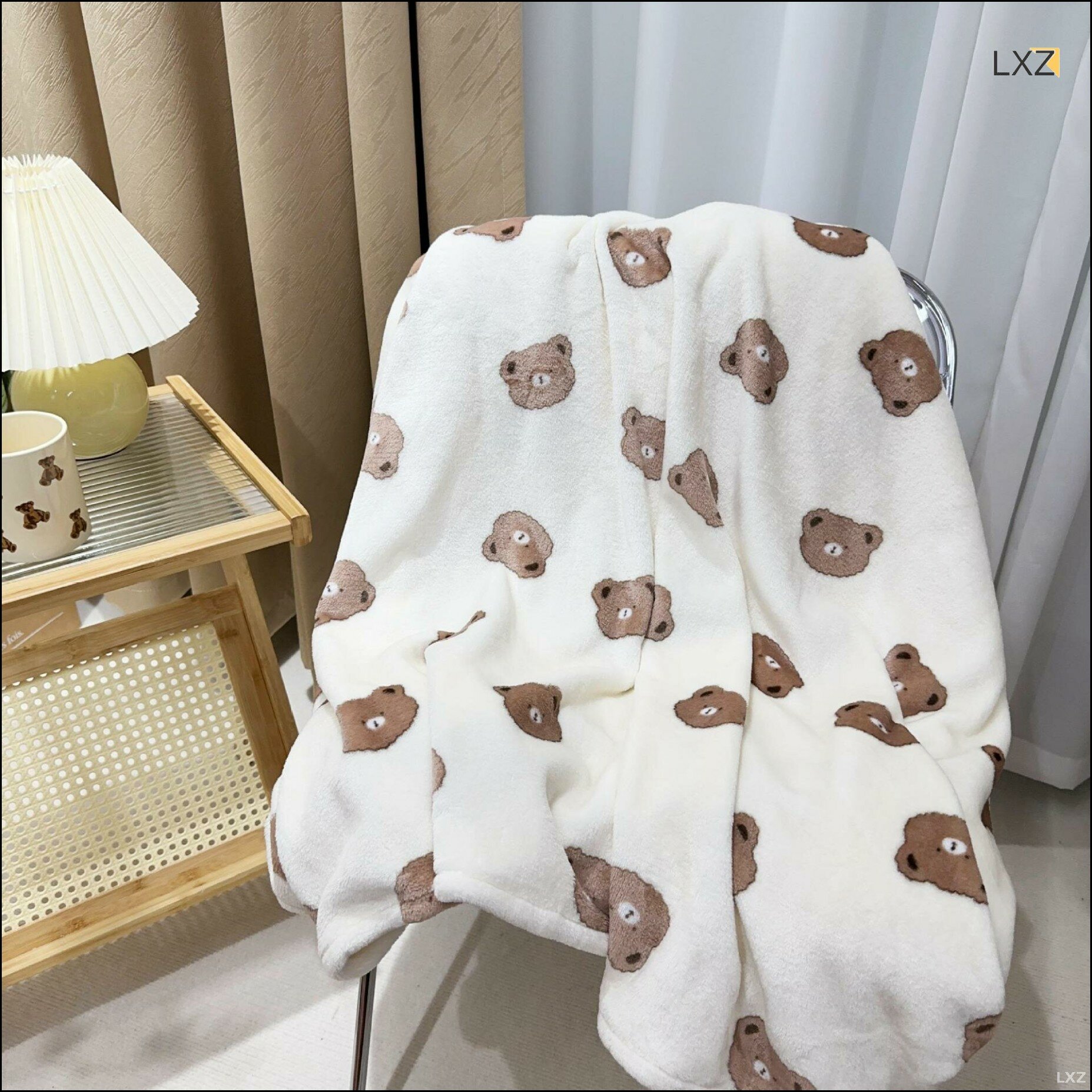 Эксклюзивное молочнобелое одеяло Moe Aiqi для собак, 90x100 см, полиэстер