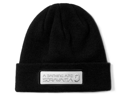 Шапка-бини BAPE BAPE x Hajime Sorayama Beanie Black (FW21) для взрослых и детей