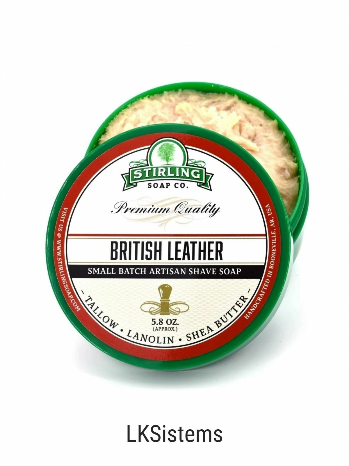 Stirling Мыло для бритья British Leather