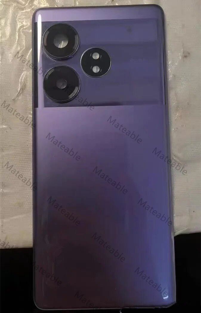 Корпус Neo6SE для Realme GT Neo 6 SE, задняя крышка аккумулятора, ремонт, Фиолетовый, фиолетовый