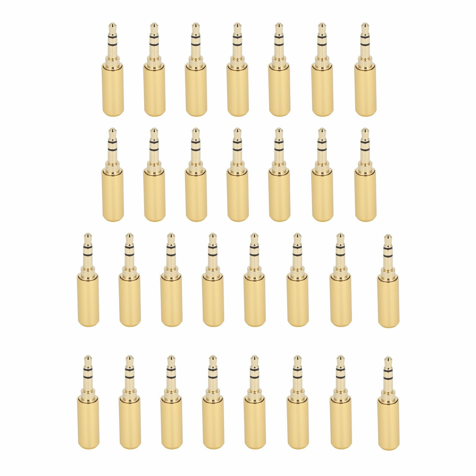 Разъем 3.5 мм аудио 30 шт позолоченный стерео для наушников