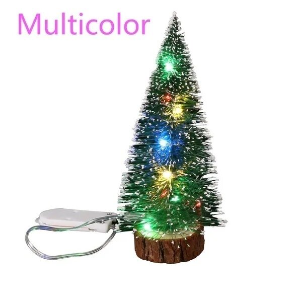 Мини елка Multicolor со светодиодами, 20 см