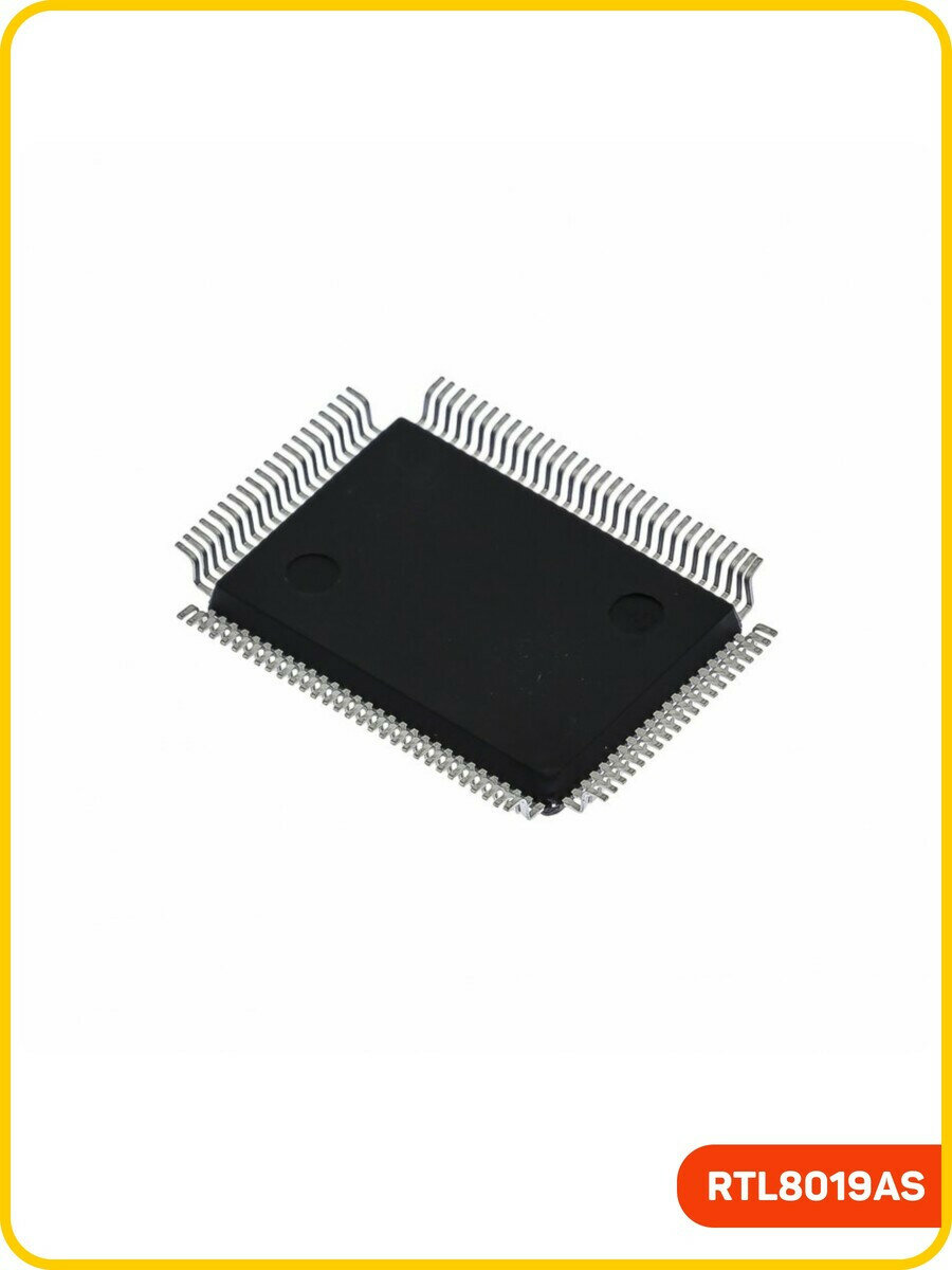 Контроллер Ethernet REALTEK RTL8019AS (PQFP-100) — фото 1