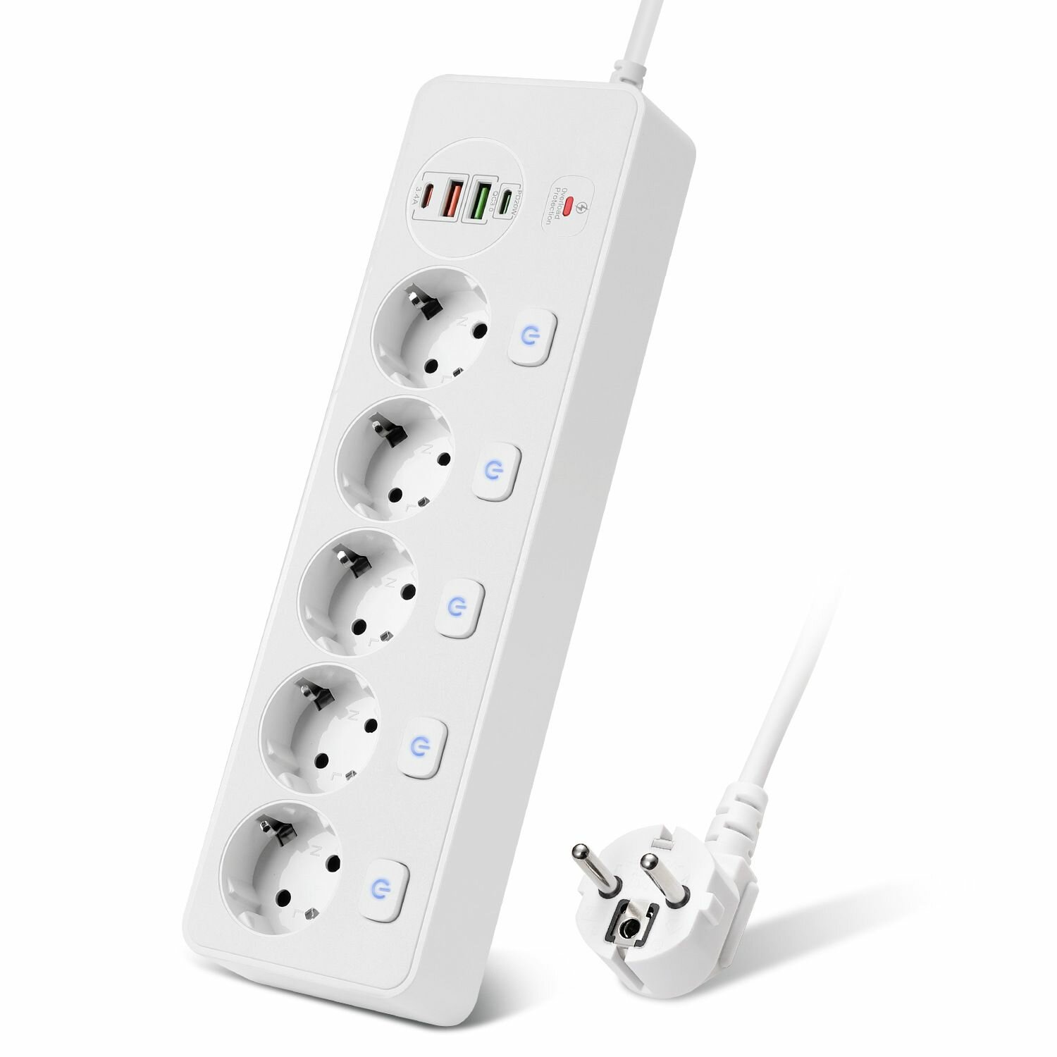 Умная розетка для удлинителя PD20W(Длина провода: 2 м)