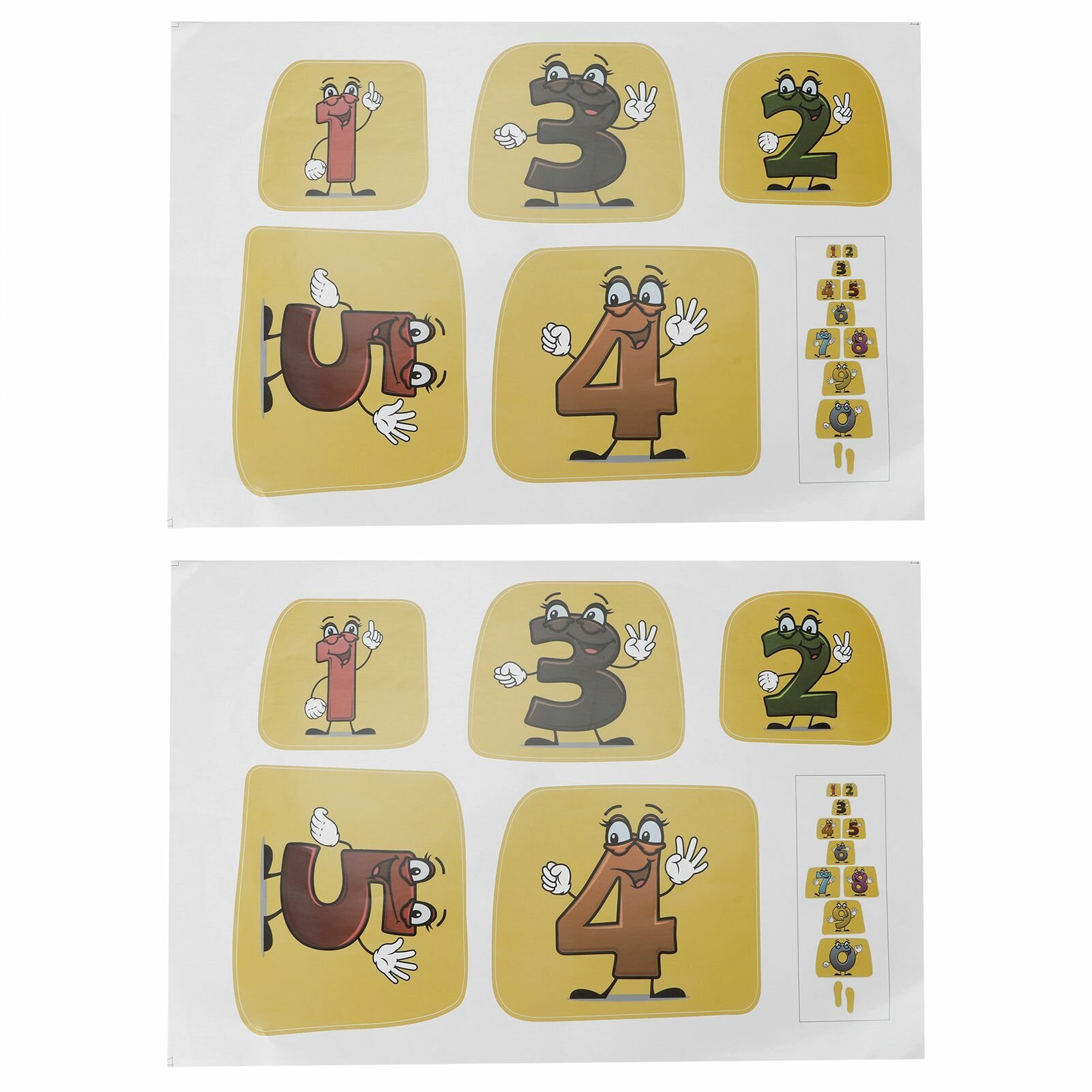 Наклейки классики напольные 2 набора