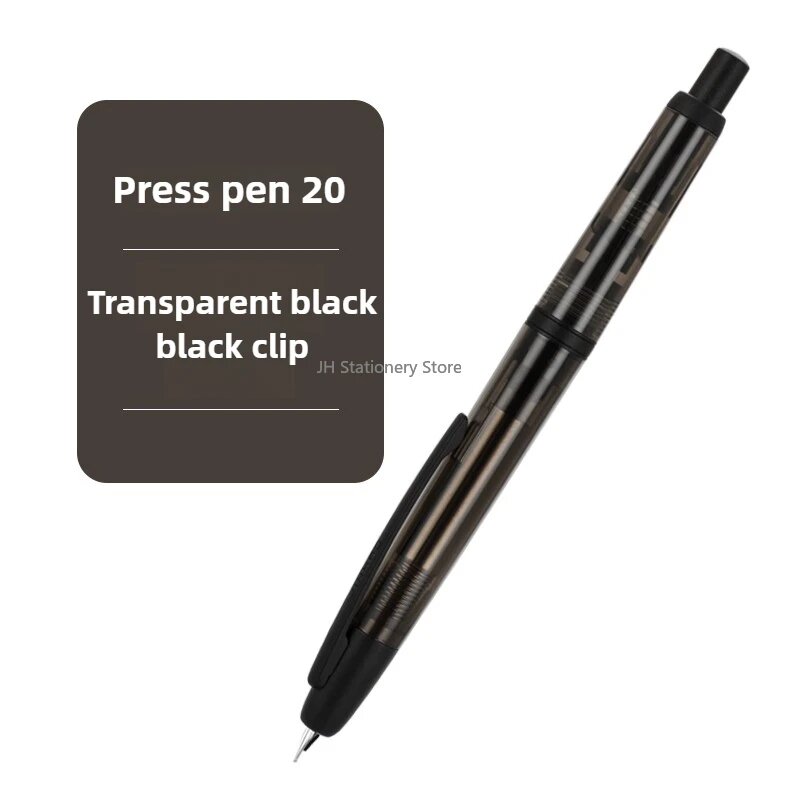 Перьевая ручка JINHAO 20, черная, F, Clear Black B-Clip