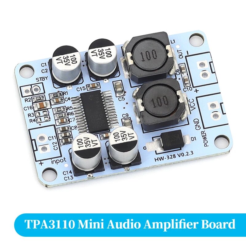 TPA3110 Mini Audio Amplifier Board, Model Number: 10pcs