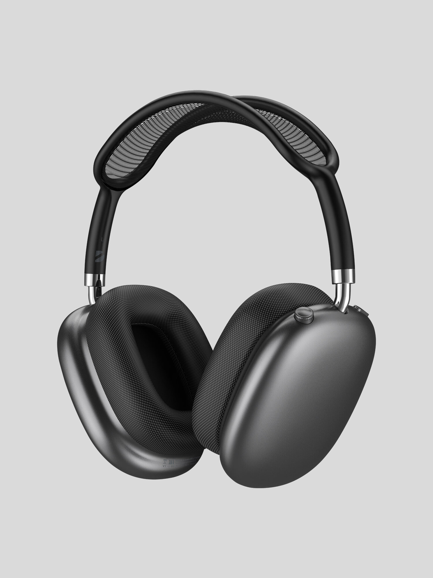 Наушники беспроводные для телефона с микрофоном Stereo Life, BT 5.4, 350мАч, серый космос, Deppa 44304