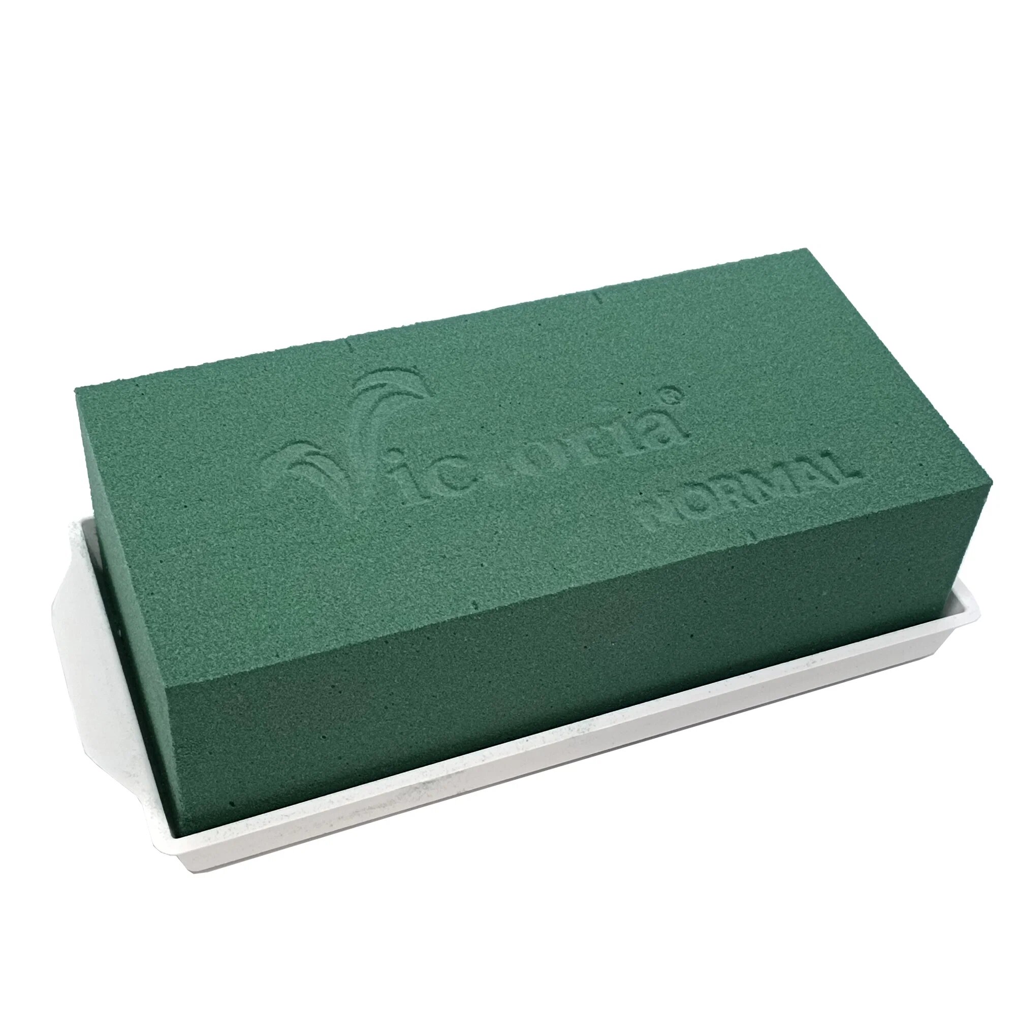 Victoria Губка флористическая "Виктория" кирпич + белый поддон.