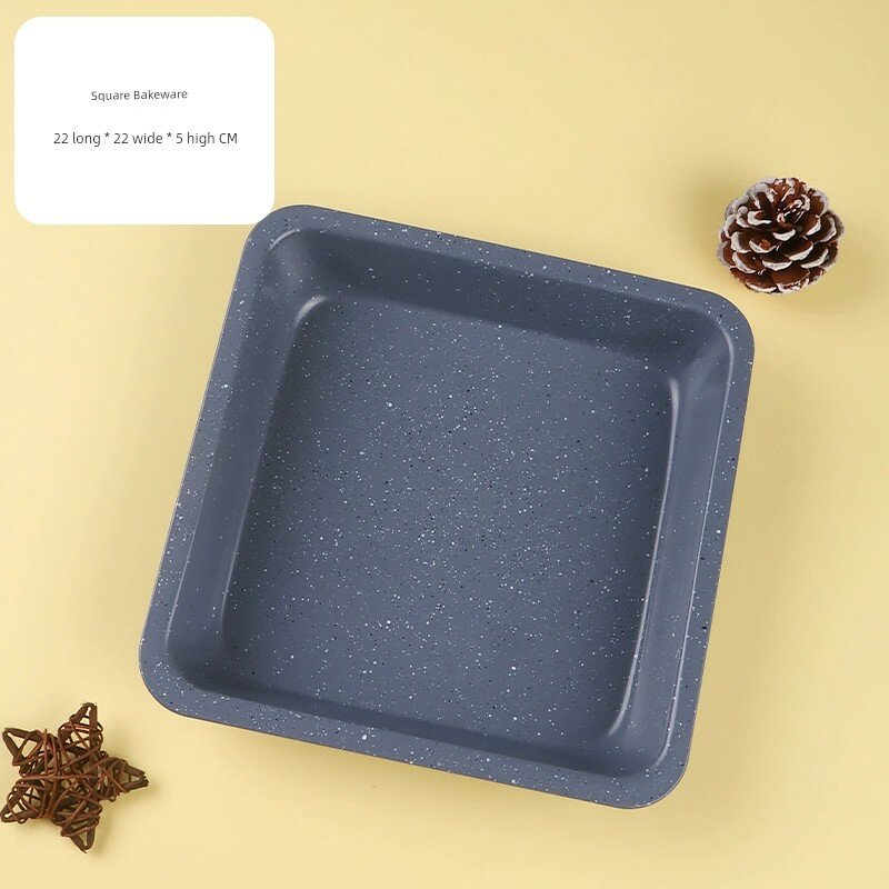 Звездно-серая прямоугольная форма для хлеба 24,5x15 см, неприлипающее покрытие