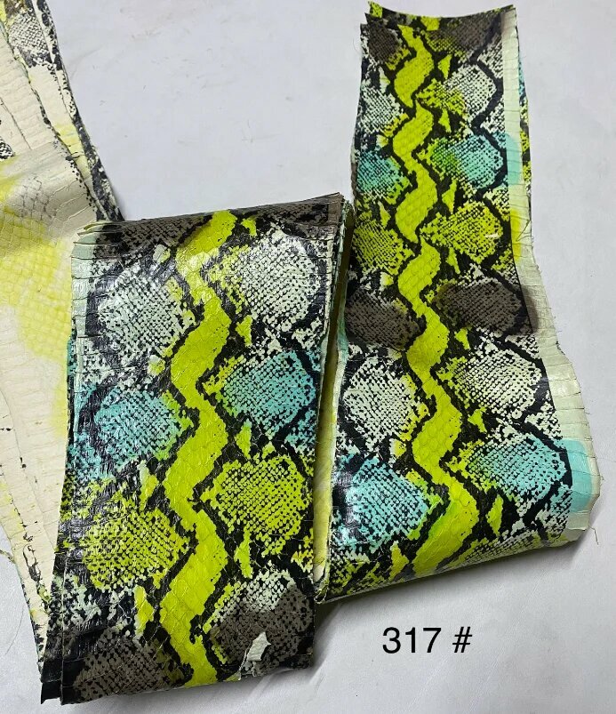Цельноцветная змеиная кожа для рукоделия