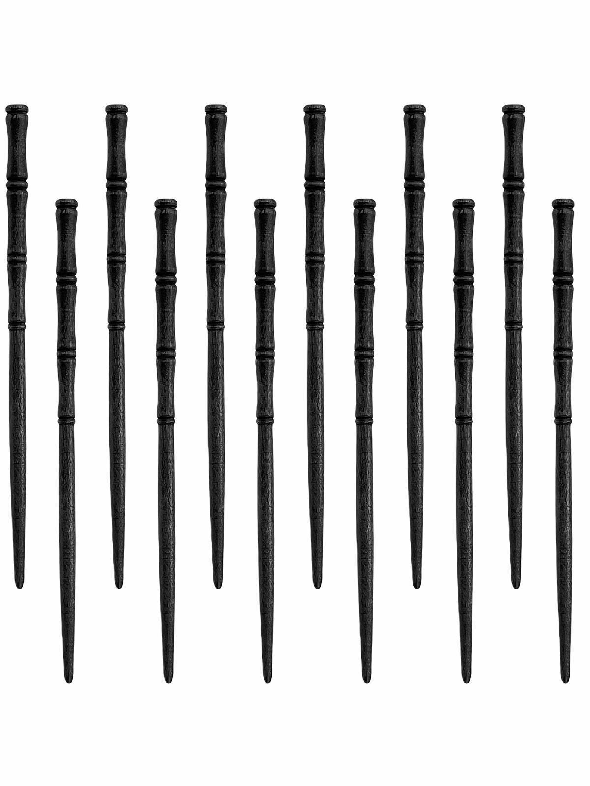 Деревянная заколка для волос, аксессуары для укладки волос, палочка для волос для культурного мероприятия 12шт