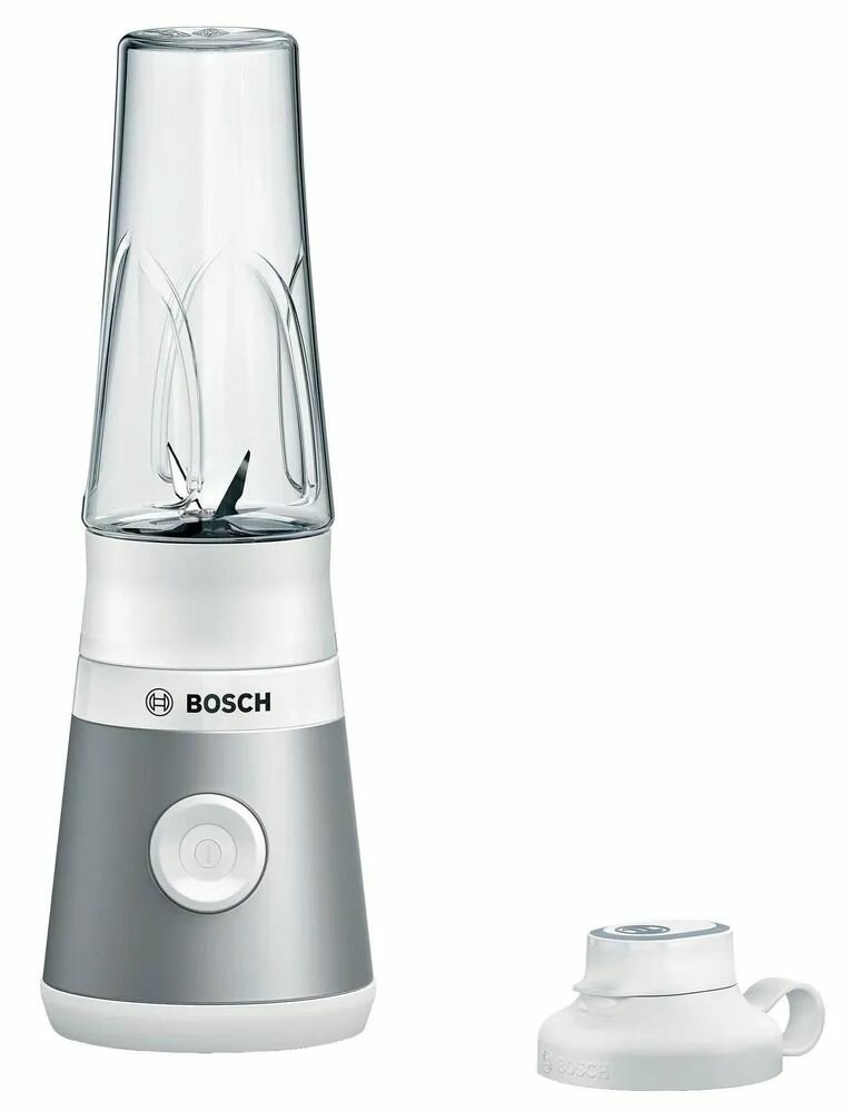Блендер стационарный Bosch MMB2111T, 450 Вт, 0.5 л, колка льда, смузи, вакуумное смешивание, бутылочка 2Go