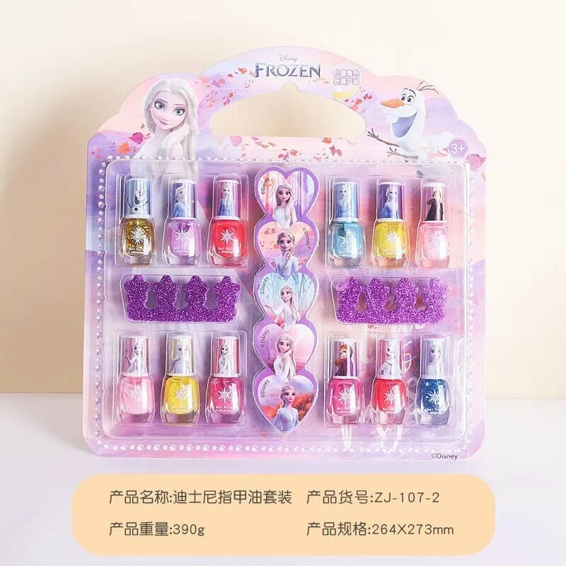 Набор детских лаков для ногтей на водной основе 12 штук