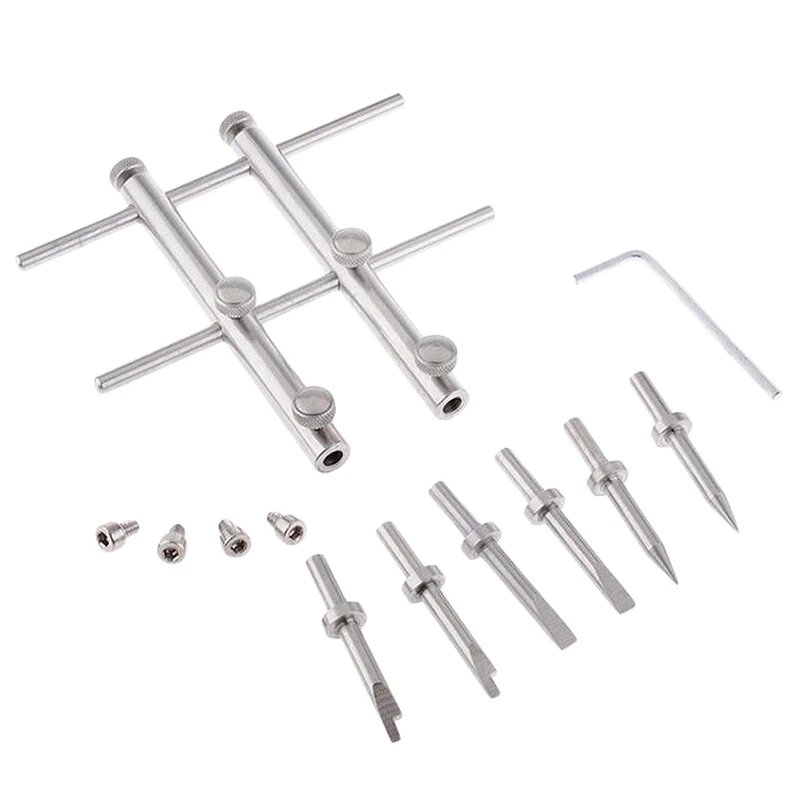 Гаечный ключ для объектива, инструмент для ремонта открытой линзы, из нержавеющей стали с тремя насадками, отвертка для ремонта Dslr-камеры