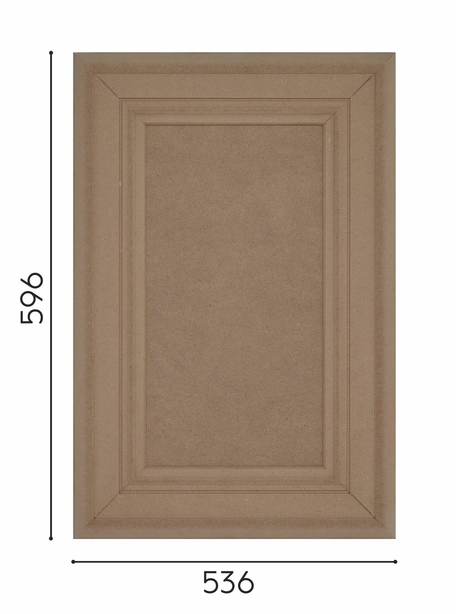 Фасад мебельный МДФ под покраску глухой