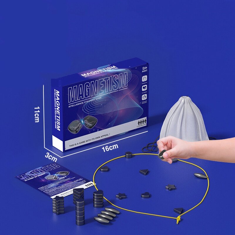Магнитная шахматная доска magnetic chess board game, multiple chess piece options, styleb