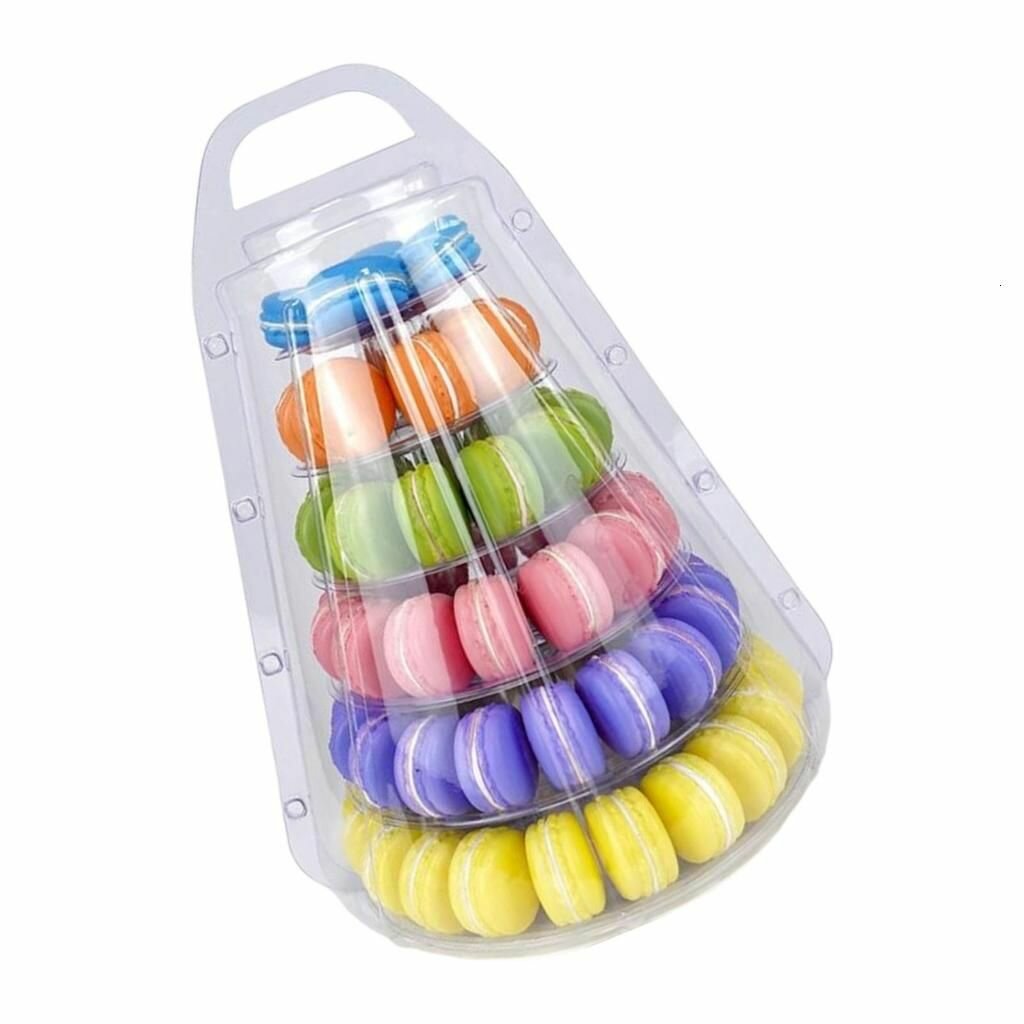 Подставка для торта Macaron-6-слойная круглая внешняя оболочка MDS1
