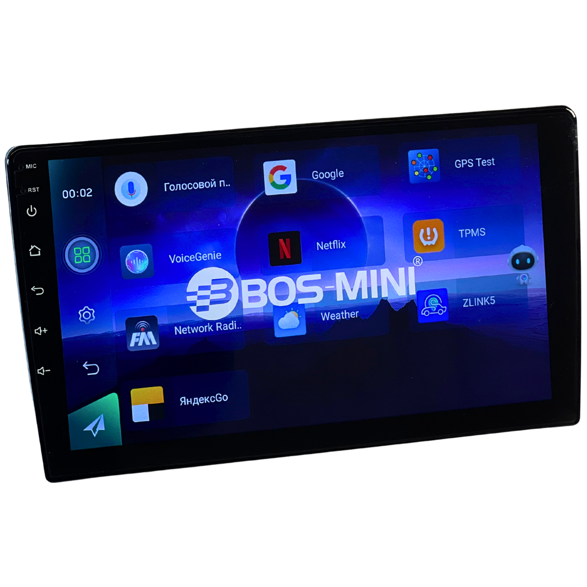 Магнитола Android Bos-Mini А6 4/64Gb 9-дюймов