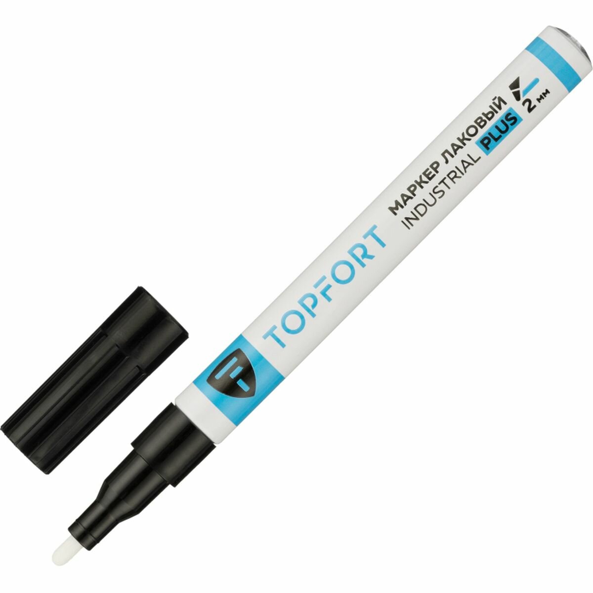 Маркер лаковый Topfort Industrial Plus (2мм, черный) (2096982)