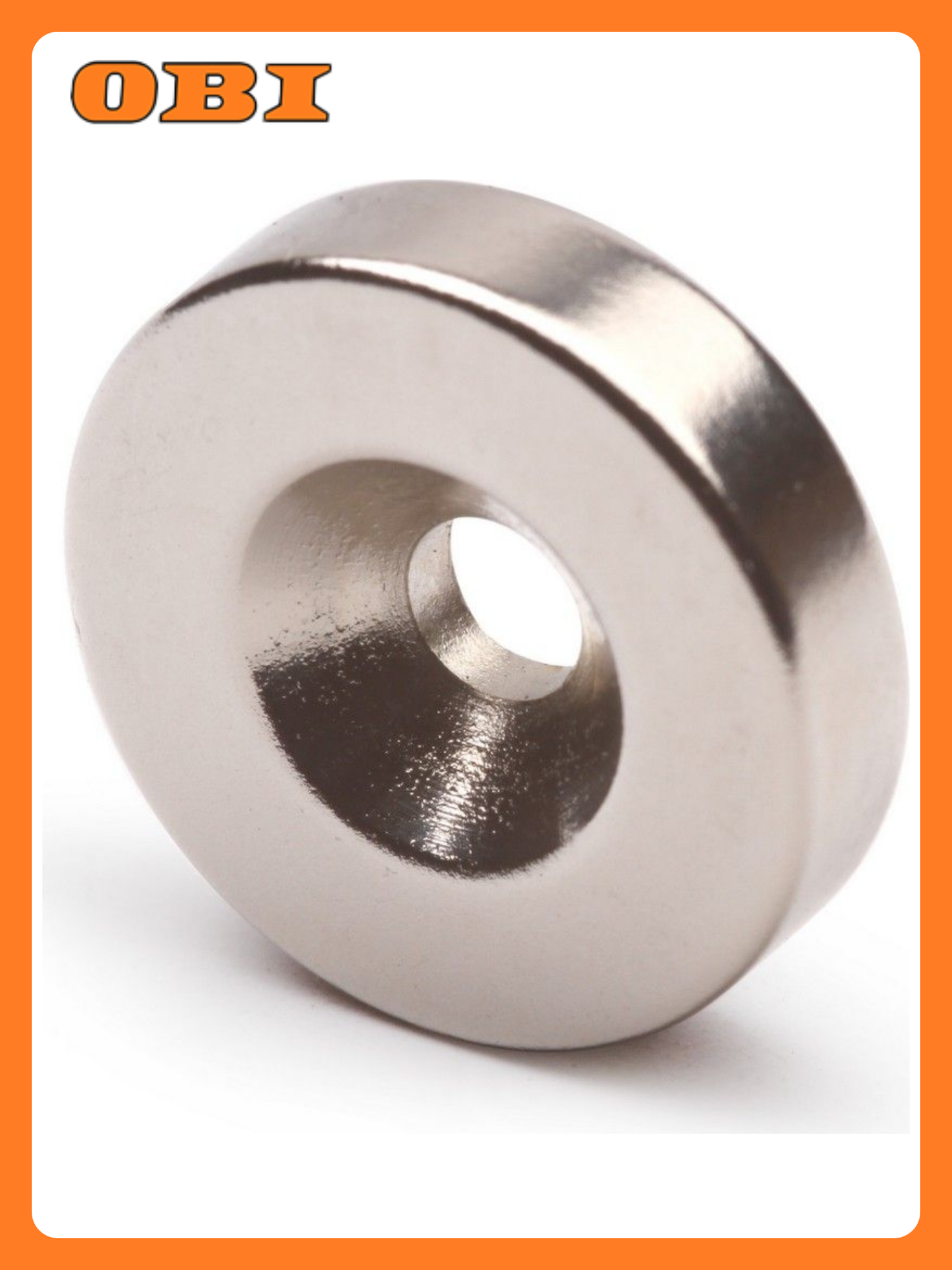 Неодимовый магнит Forceberg - диск 20х5 мм с зенковкой 4.5/10 4 шт