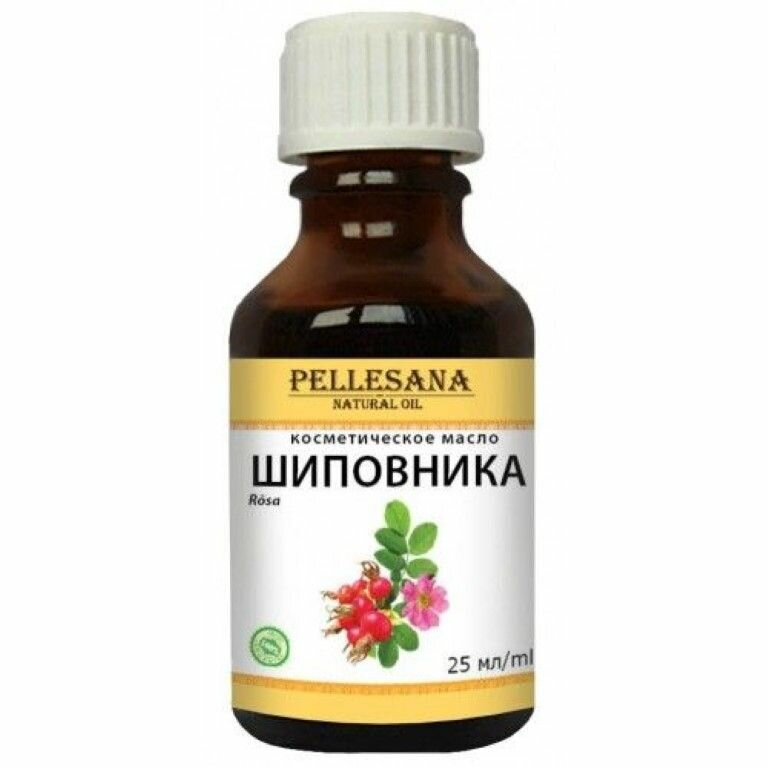Масло косметическое PELLESANA шиповник, 25 мл, смягчает кожу, наполняет ее витаминами