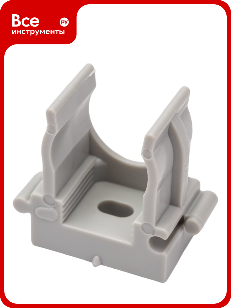 Крепежная клипса для монтажа газовым монтажным пистолетом FIXPISTOLS F-CPE16 серая,