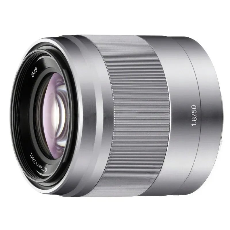 Объектив Sony E 50mm F1.8 OSS SEL50F18 Silver