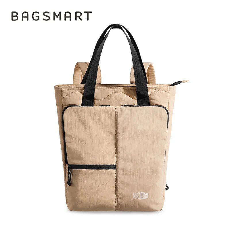 BAGSMART бежевый рюкзак-тоут для ноутбука 15,6"