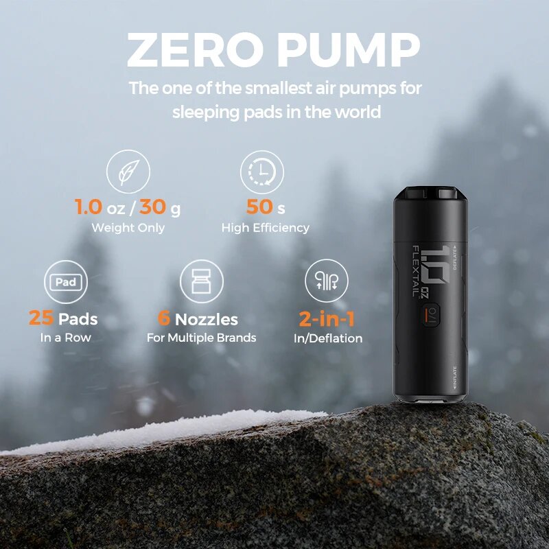 FLEXTAILGEAR ZERO PUMP электрический насос для кемпинга