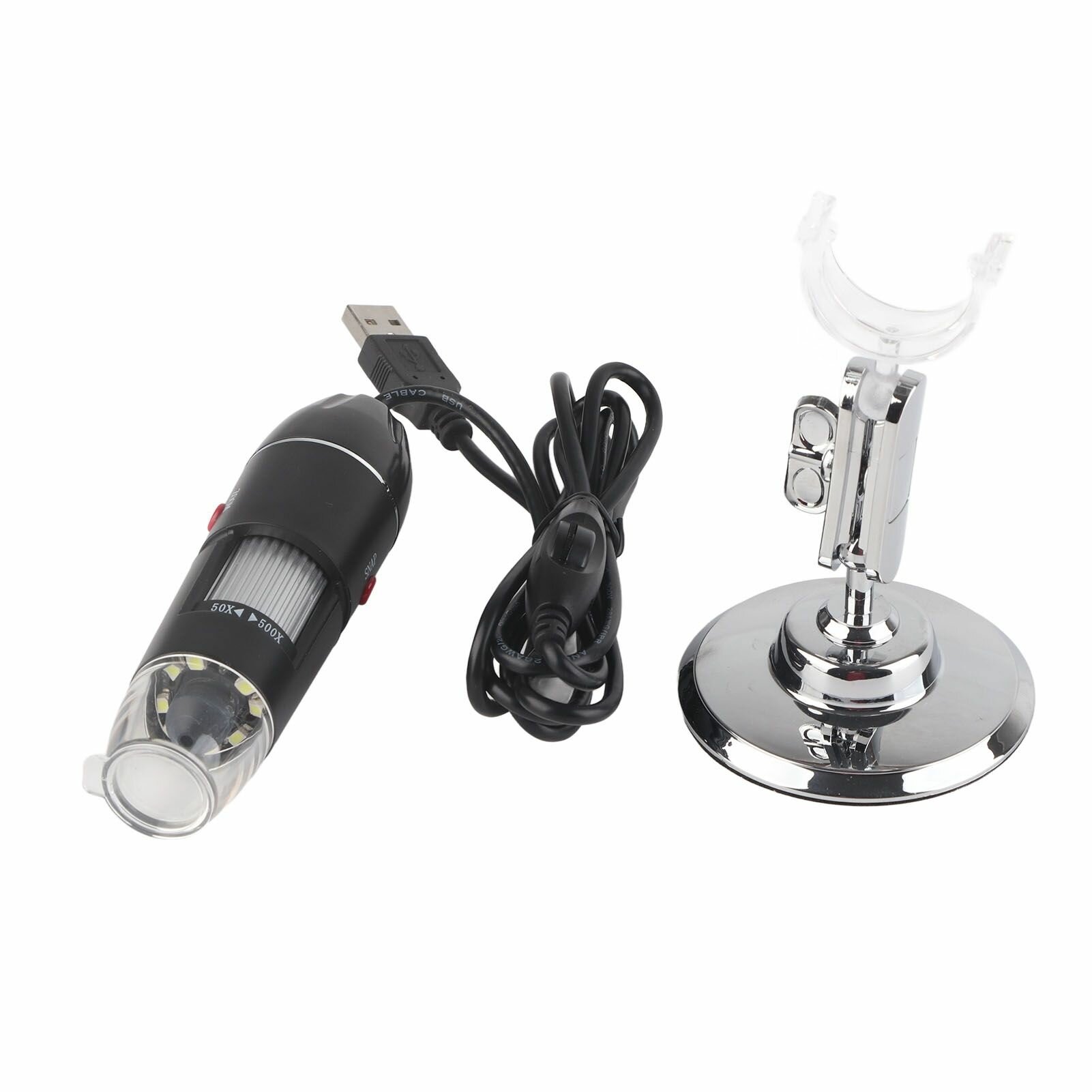 USB-микроскоп 50X-500X 0.3MP с держателем